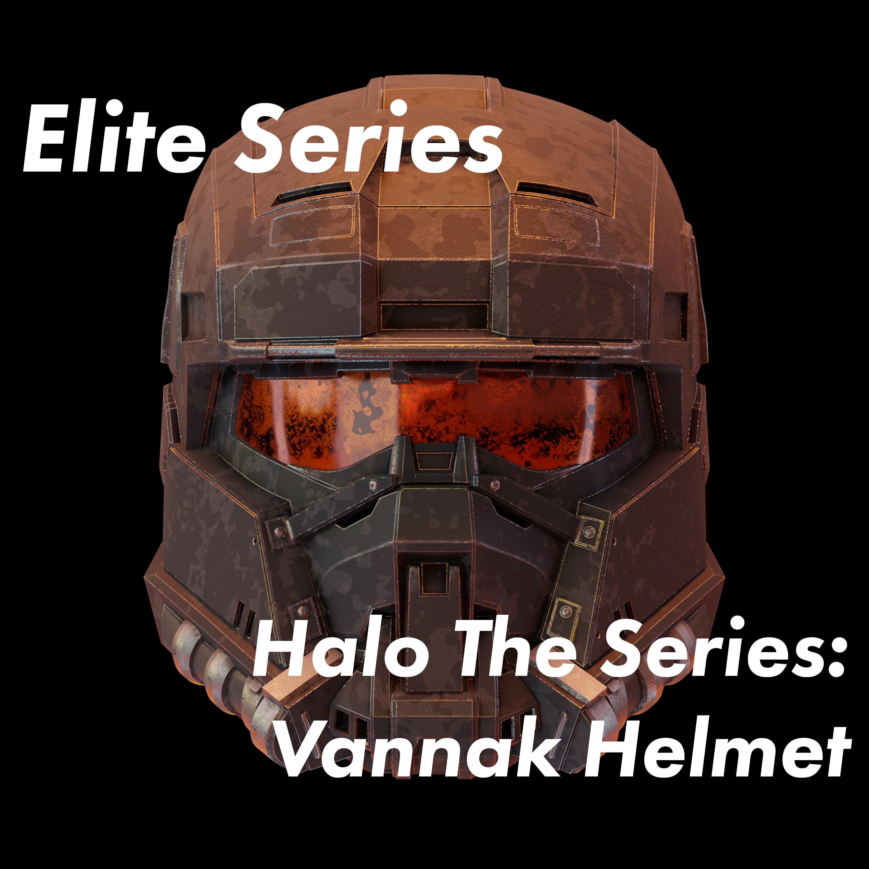 Halo the Series: "vannak" Elite Series Helmet 3D File Kit - Etsy