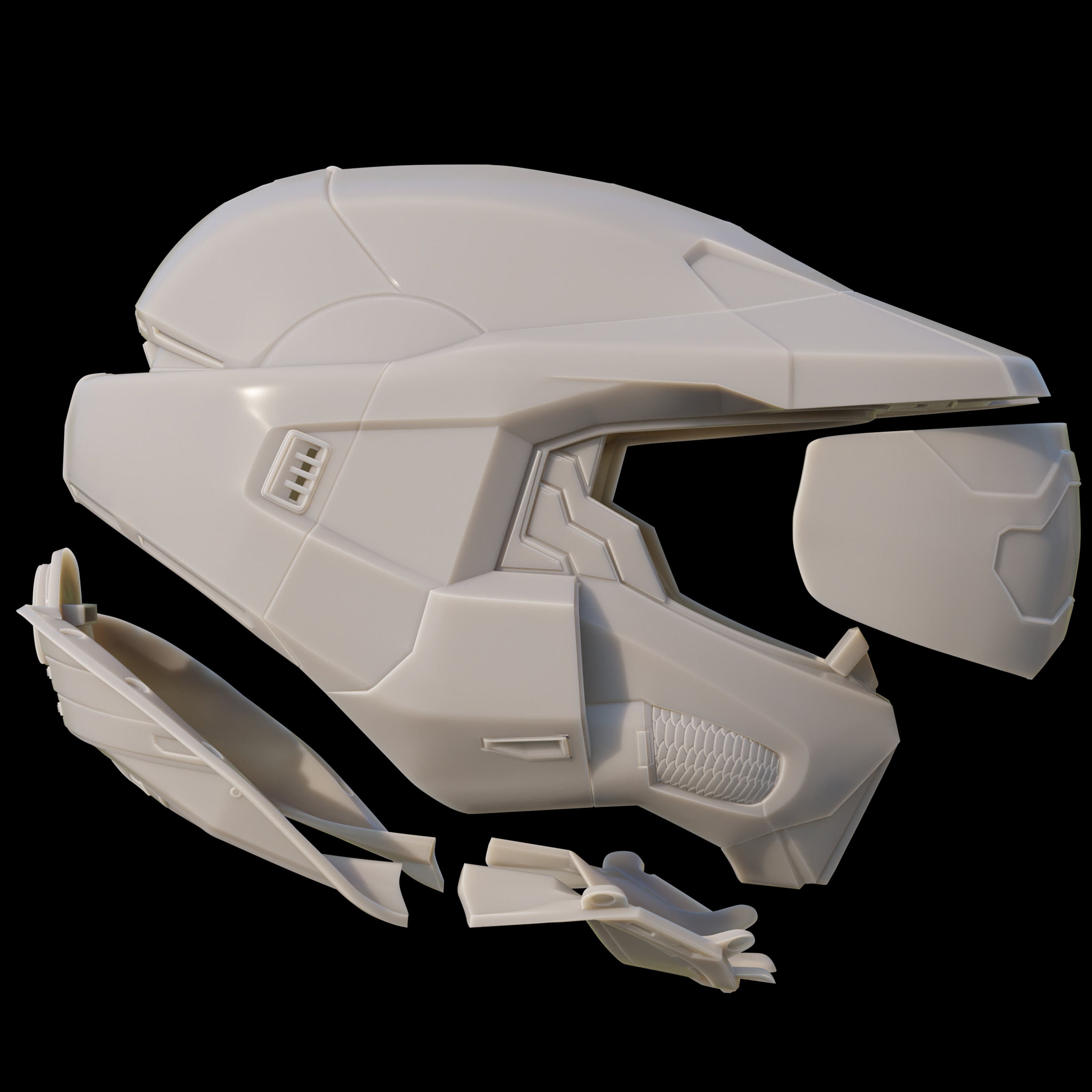 Halo Infinite: Master Chief Helmet 3D File Kit - Etsy