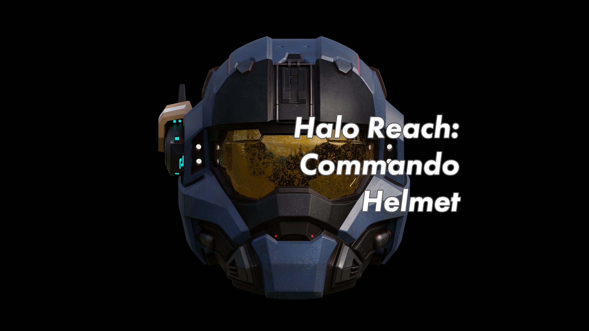 Halo Reach Commando carter Helmet 3D File Kit - Etsy UK