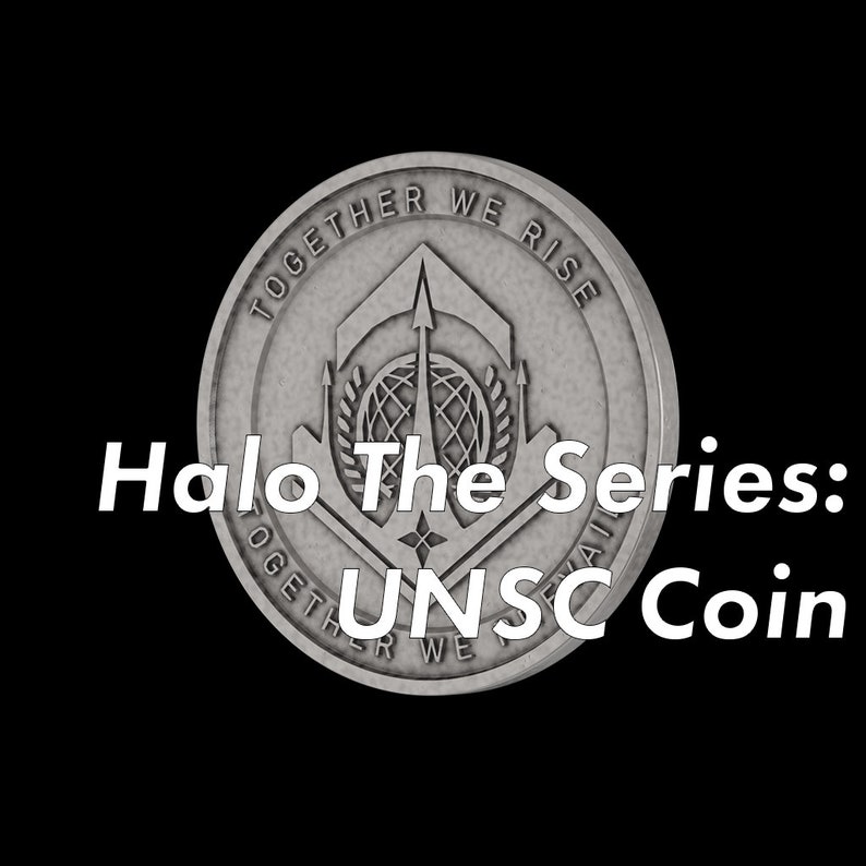 Halo the Series: UNSC Coin 3D Print File - Etsy