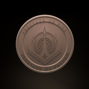 Halo the Series: UNSC Coin 3D Print File | Etsy