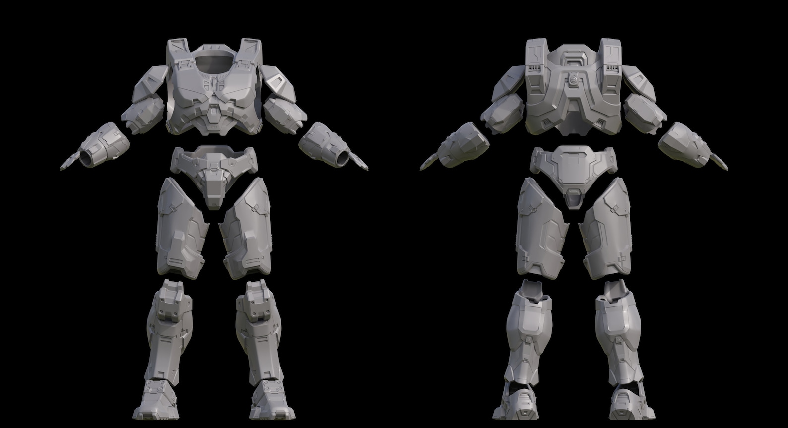 Halo Infinite: Master Chief Armor 3D File Kit - Etsy