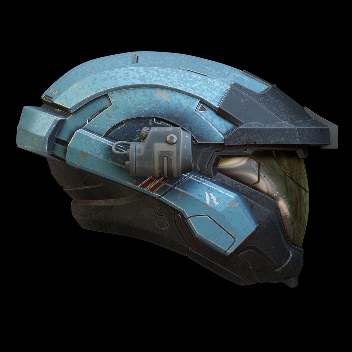 Halo Reach Air Assault "kat" Helmet 3D File Kit - Etsy