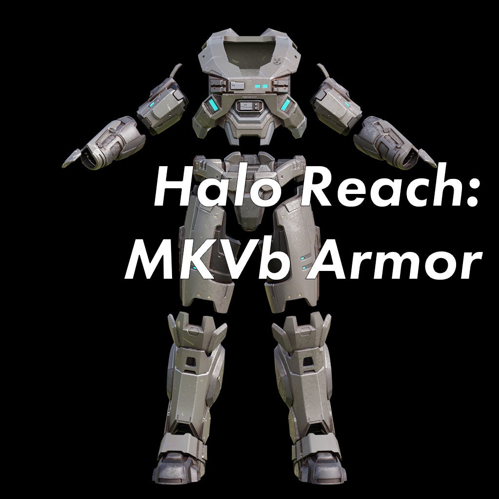 Halo Reach: Kit de archivos 3D de armadura MKVb - Etsy México