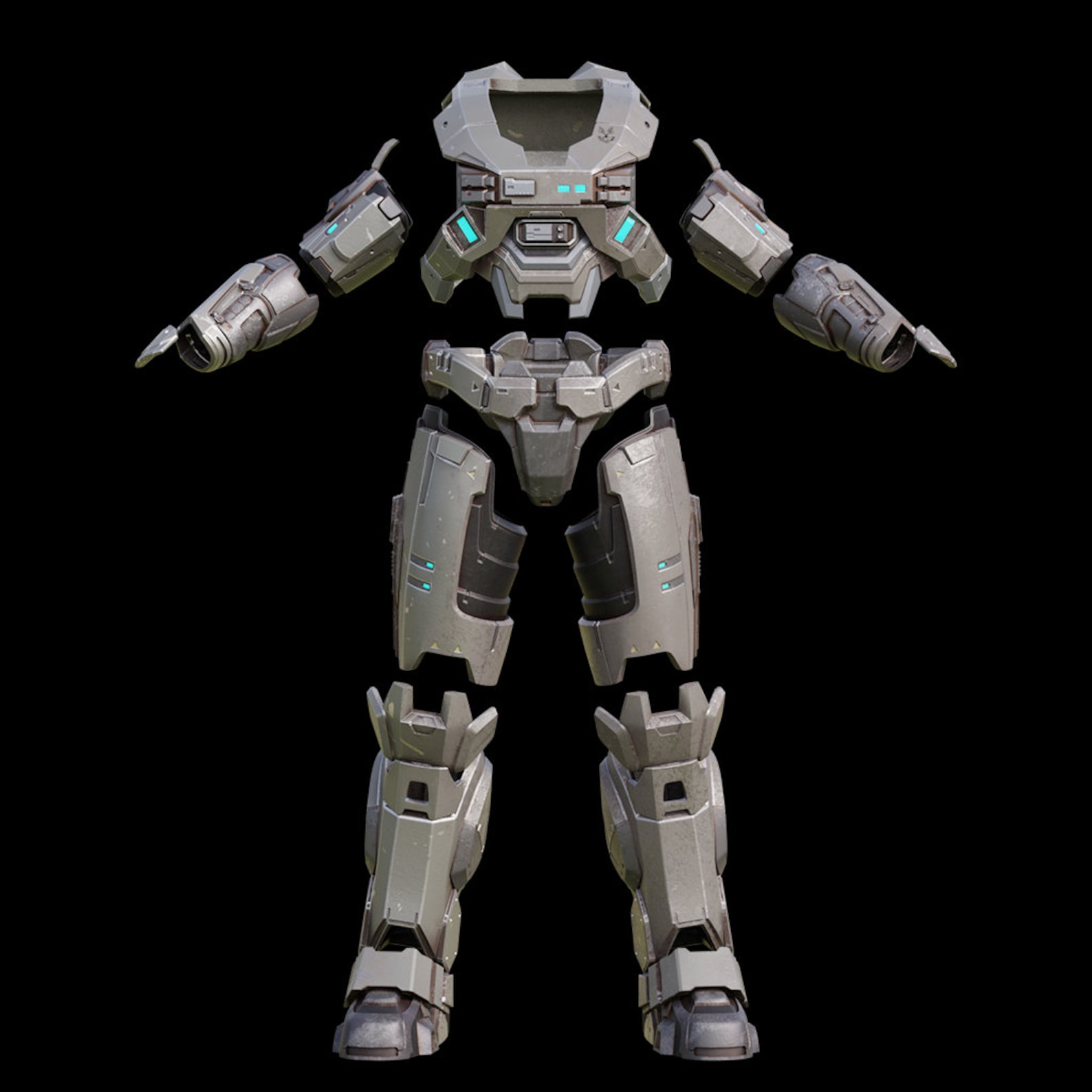 Halo Reach: Mkvb Armor 3D File Kit - Etsy