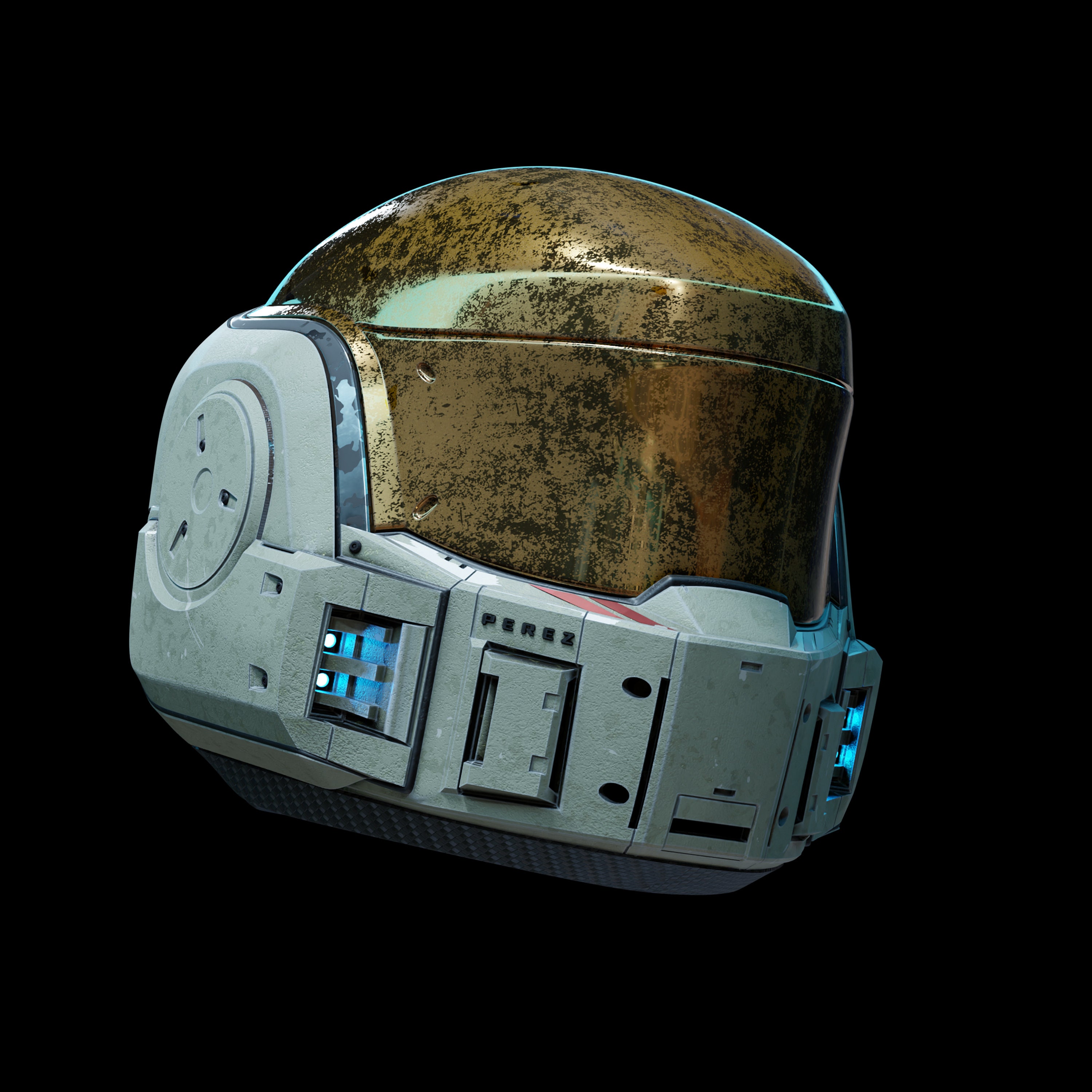 Halo the Series: Perez SPI Helmet 3D File Kit - Etsy