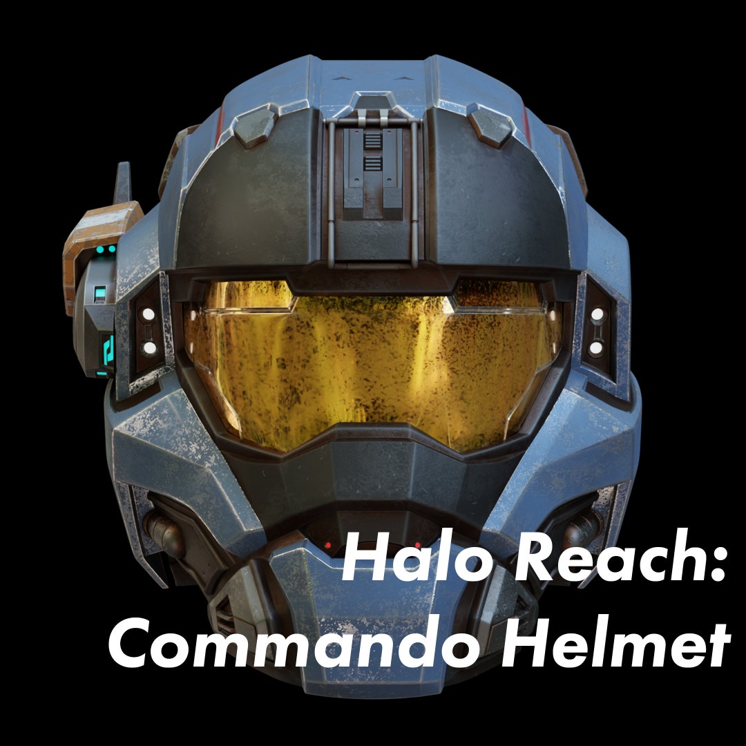 Halo Reach: Commando "carter" Helmet 3D File Kit - Etsy