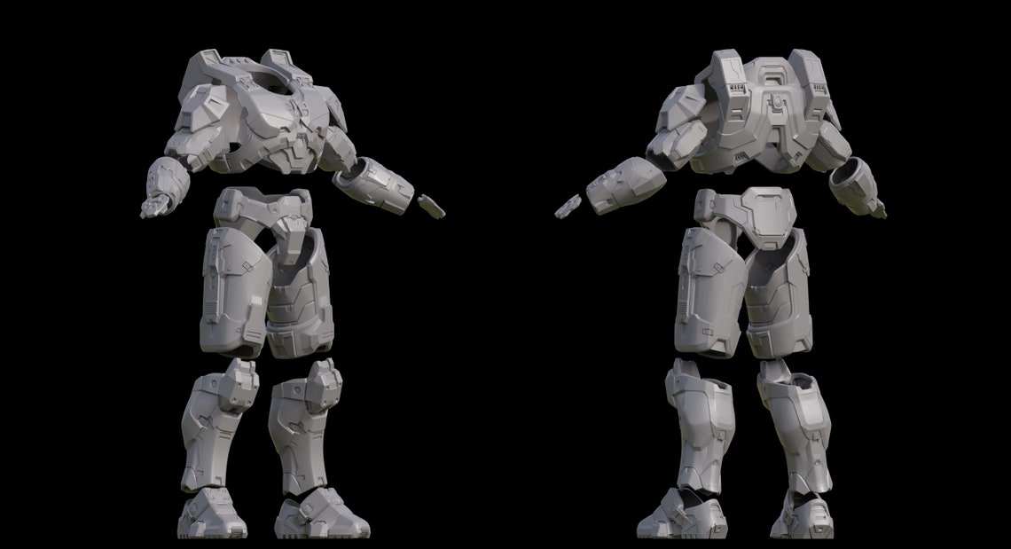 Halo Infinite: Master Chief Armor 3D File Kit - Etsy
