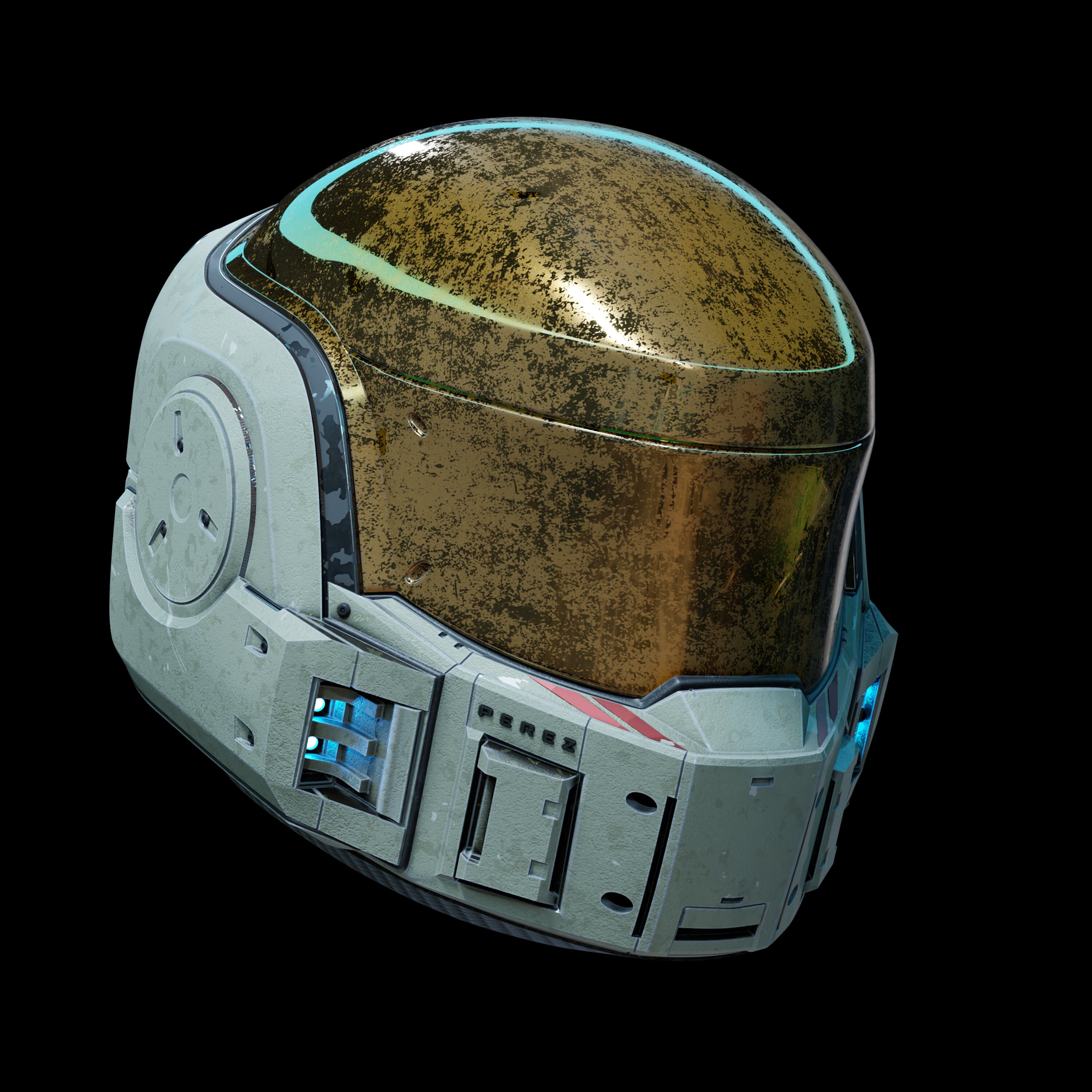 Halo the Series: Perez SPI Helmet 3D File Kit - Etsy