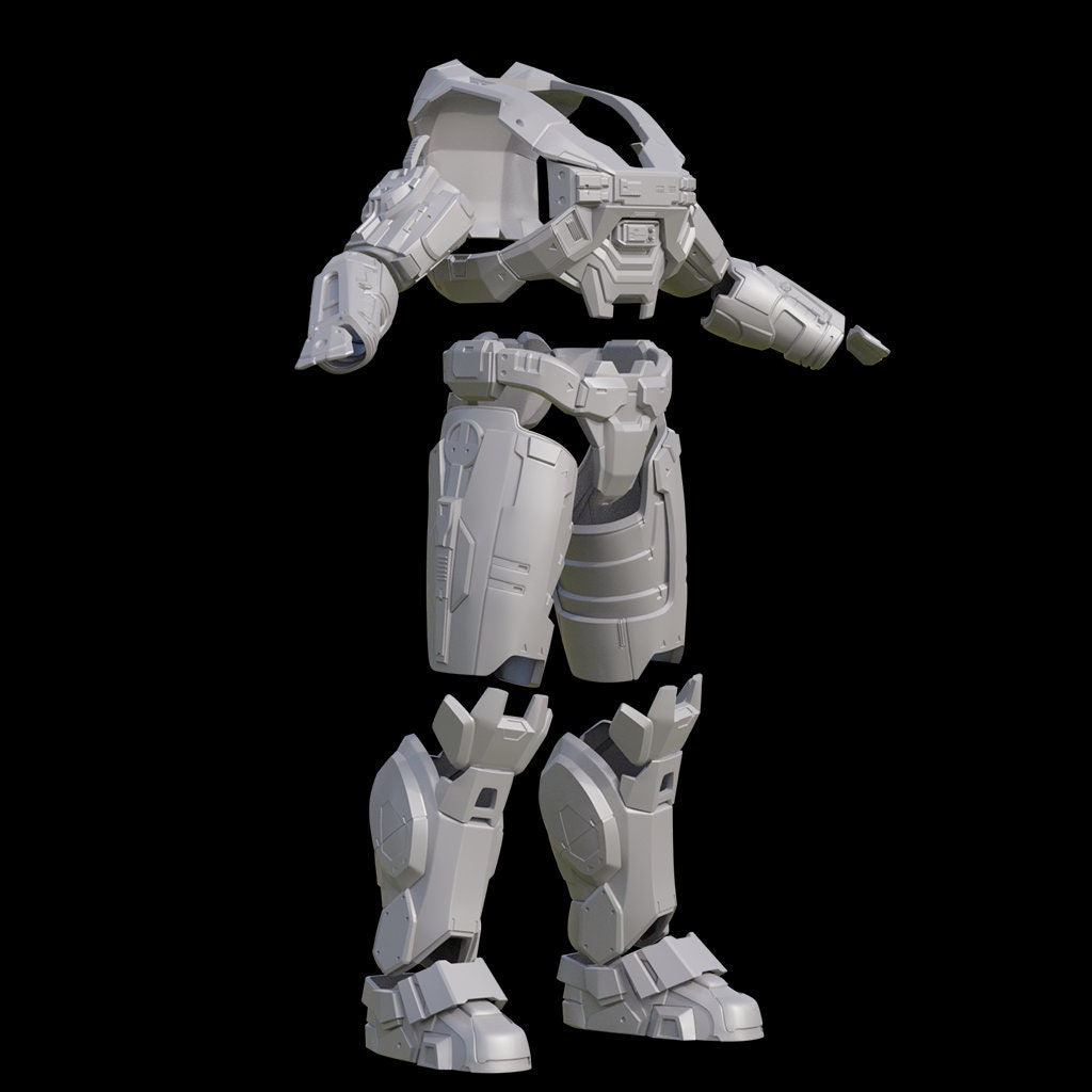 Halo Reach: Mkvb Armor 3D File Kit - Etsy