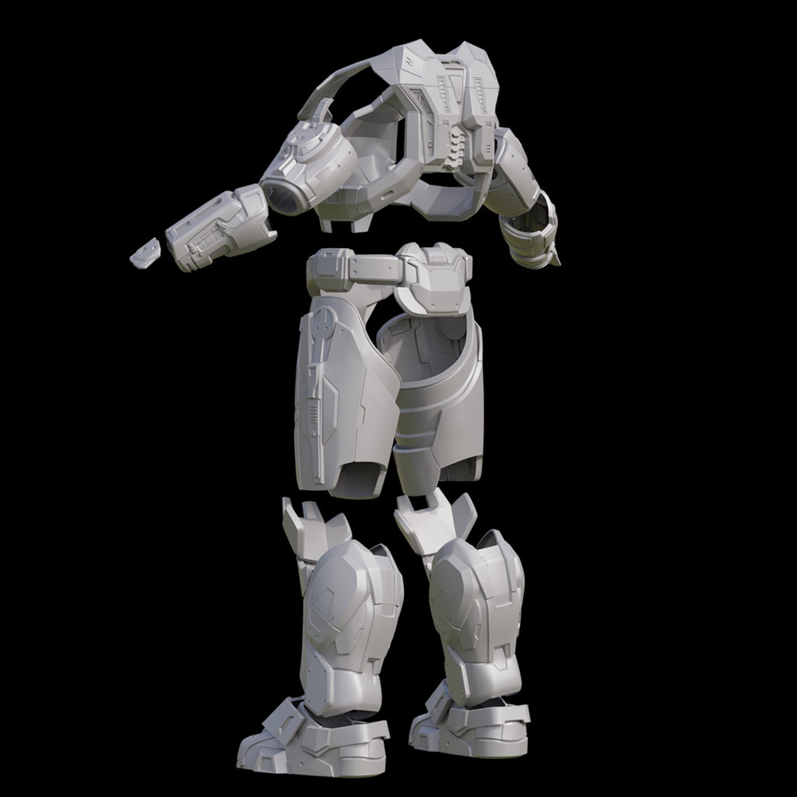 Halo Reach: Mkvb Armor 3D File Kit - Etsy