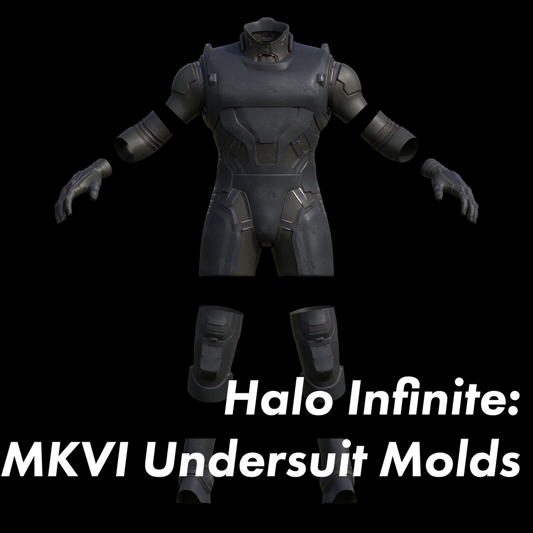 Halo Infinite: Master Chief Undersuit Molds 3D File Kit - Etsy