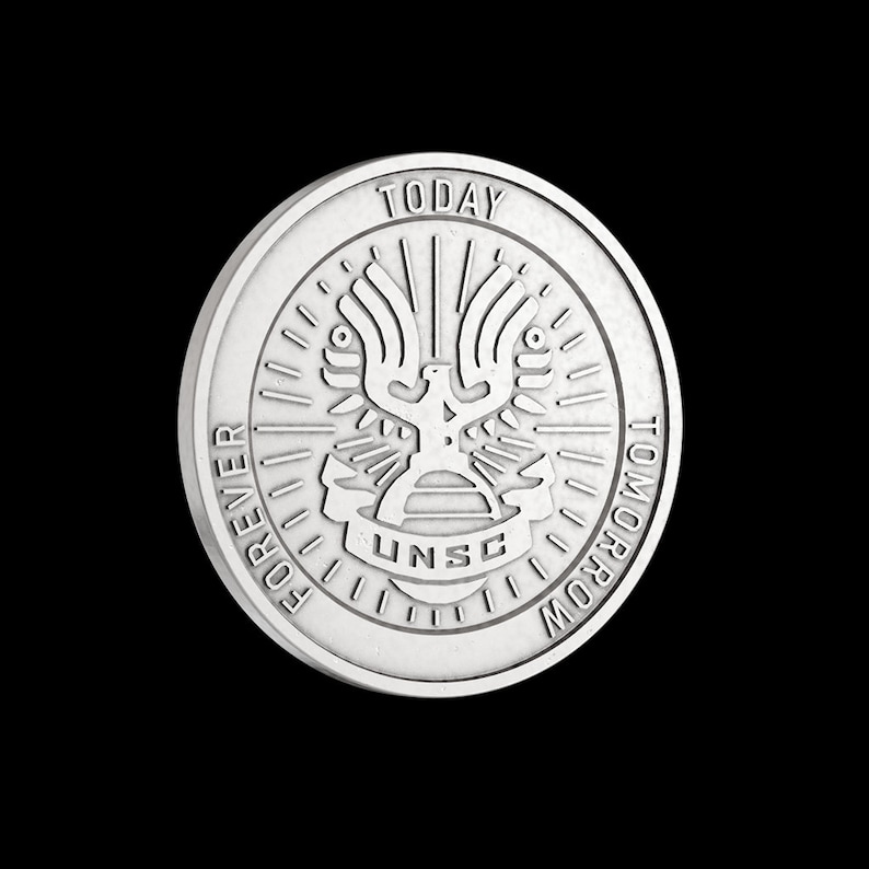 Halo the Series: UNSC Coin 3D Print File - Etsy