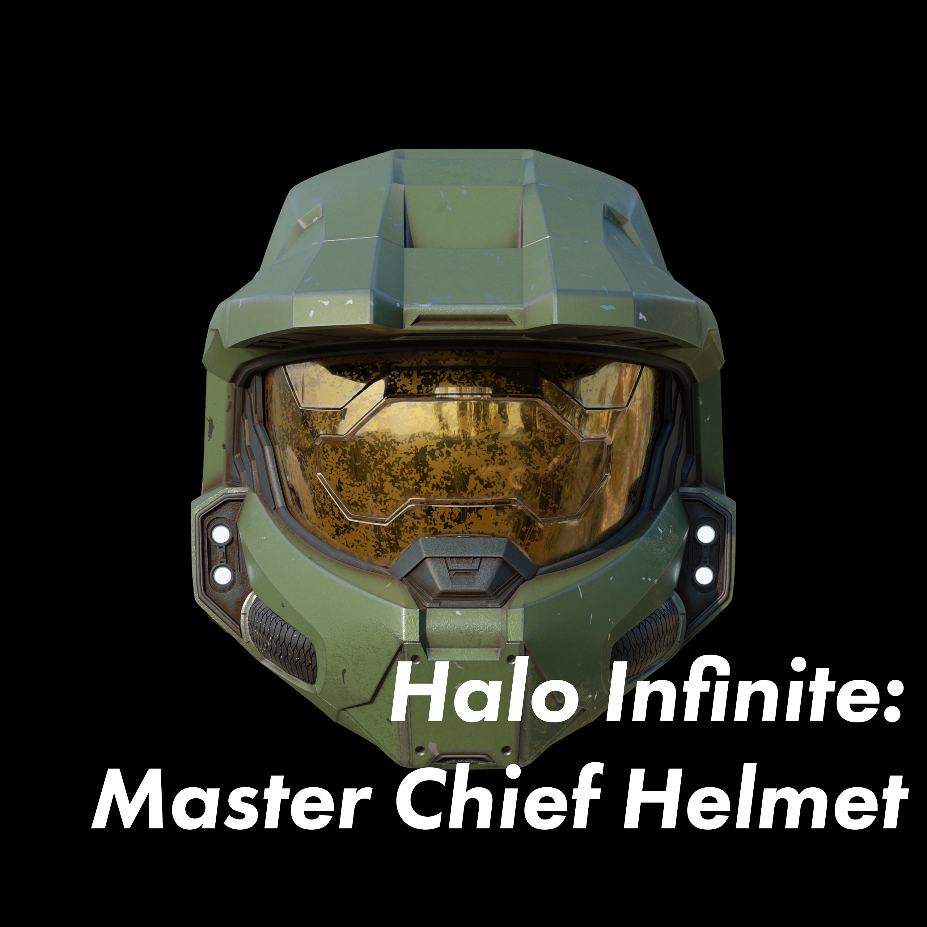 Desenho De Capacete Halo Halo Infinite Master Chief Capacete Vestível