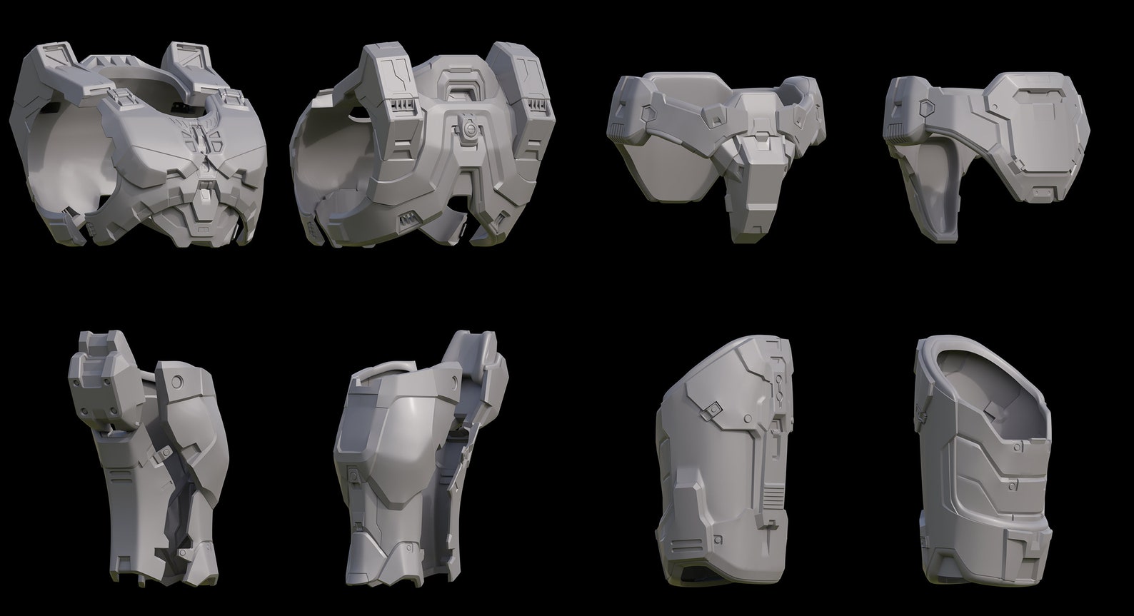 Halo Infinite: Master Chief Armor 3D File Kit - Etsy
