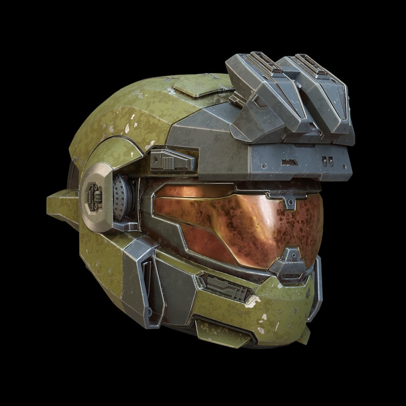 Halo Reach: Grenadier "jorge" Helmet 3D File Kit - Etsy