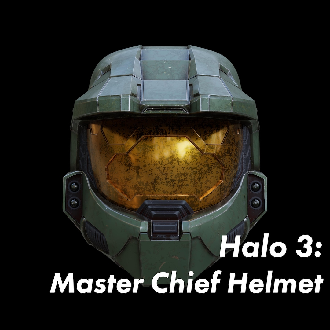 Halo 3: Master Chief Helmet 3D File Kit - Etsy