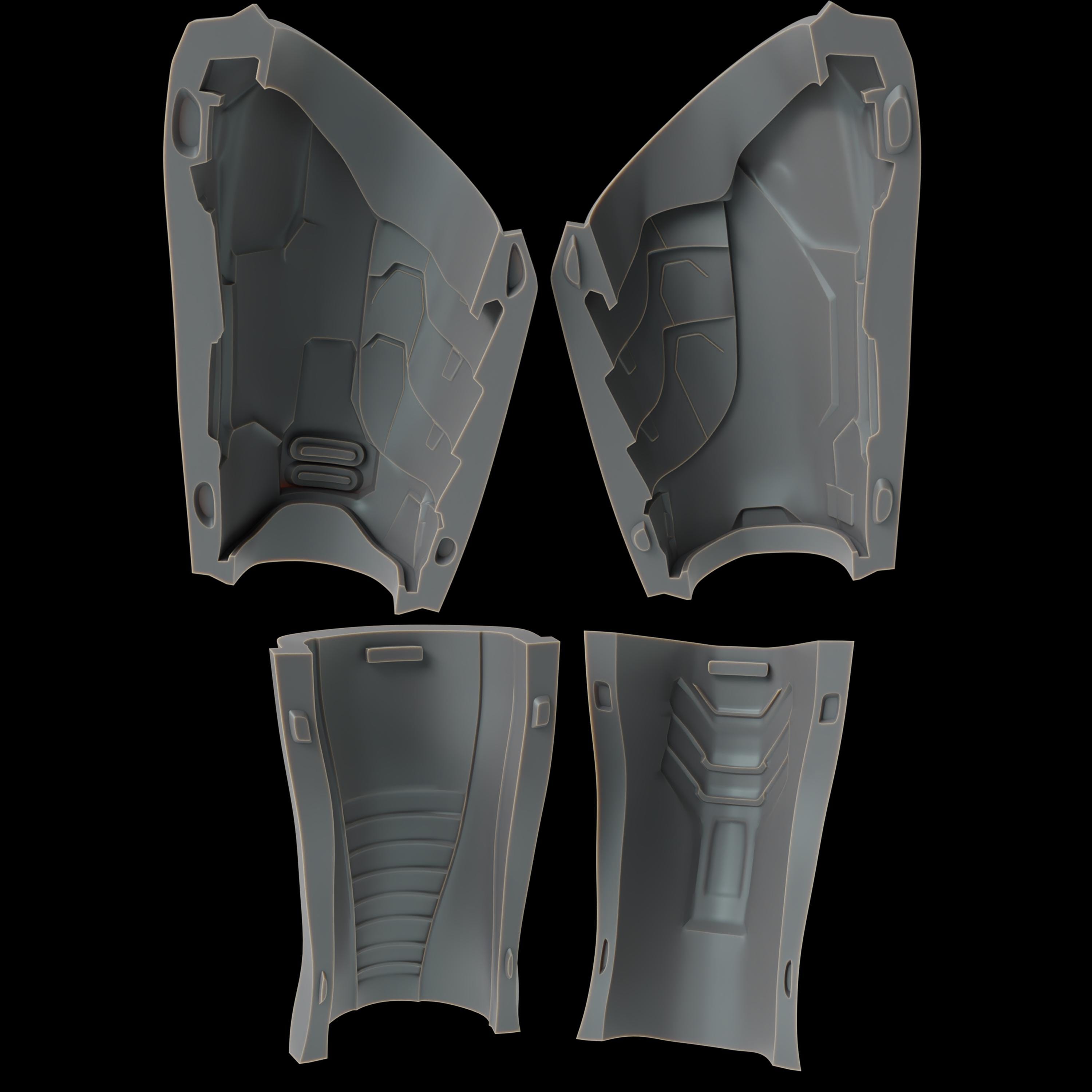 Halo 3: Master Chief Undersuit Molds 3D File Kit - Etsy UK