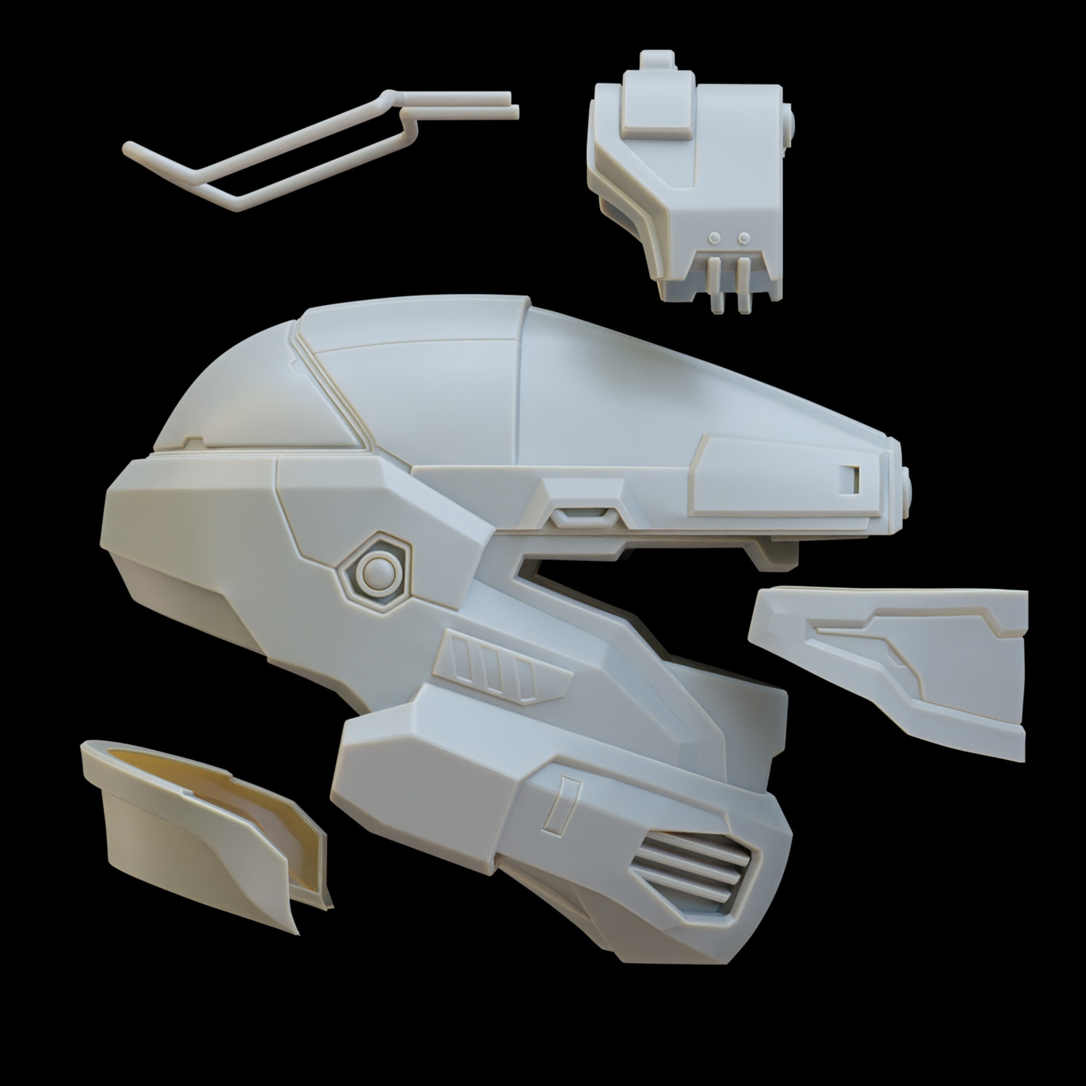 Halo Reach Scout jun Helmet 3D File Kit - Etsy Canada