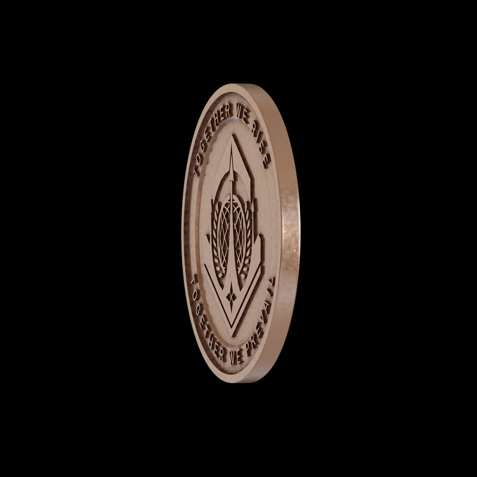 Halo the Series: UNSC Coin 3D Print File - Etsy