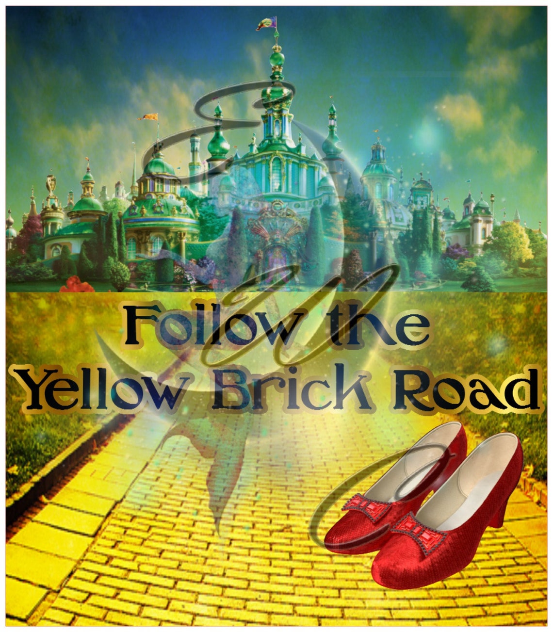 Follow The Yellow Brick Road Png Only Etsy