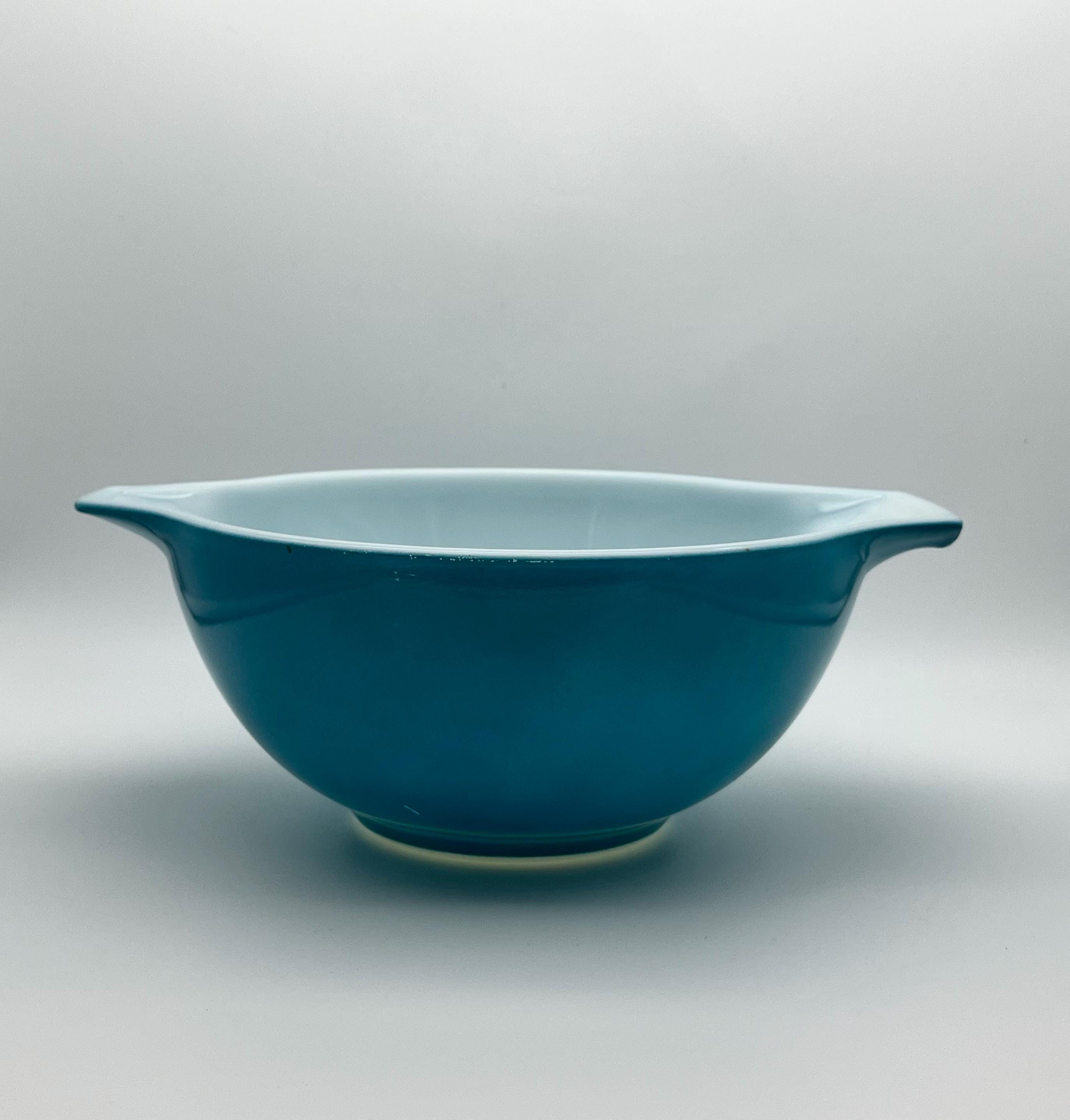 Pyrex Cinderella Horizon Blue 442 Blue-solid 1.5 Qt Mid Century Modern ...