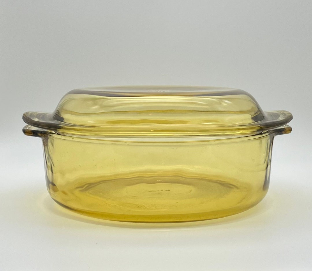 Mexican Amber Glass Cookware Set - Etsy