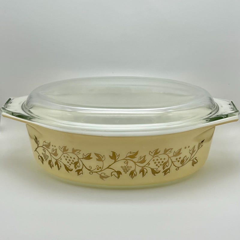 Pyrex Golden Leaf - Etsy