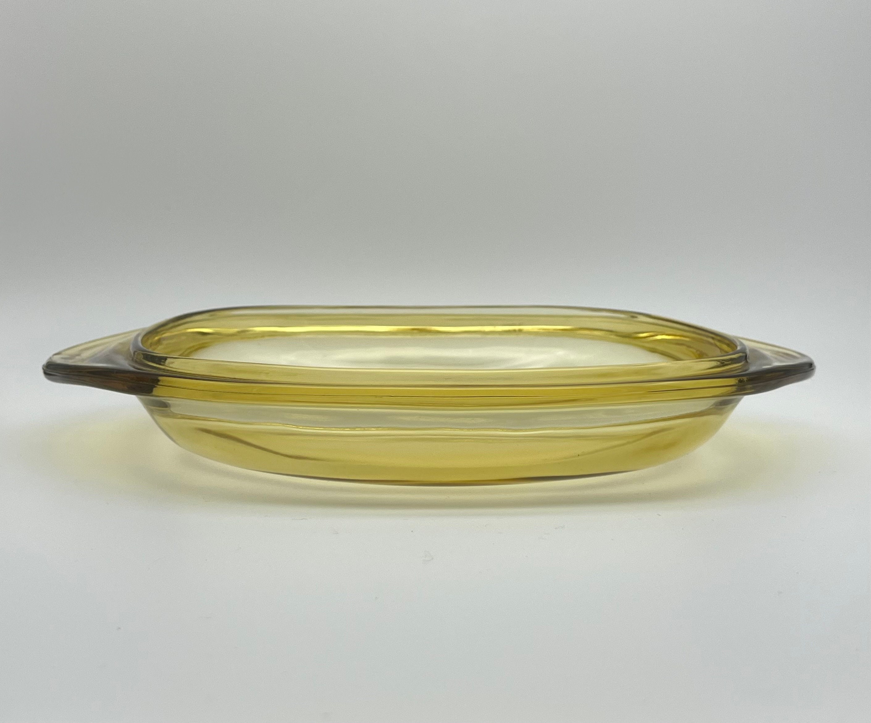 Mexican Amber Glass Cookware Set - Etsy