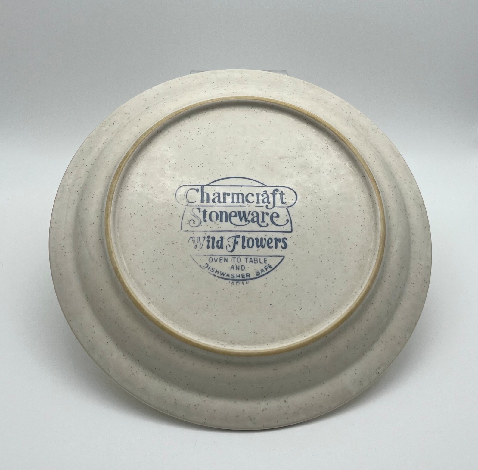 Charmcraft Stoneware Wild Flowers Japan Plate 8-inch Vintage 1970's & 1980's - Etsy