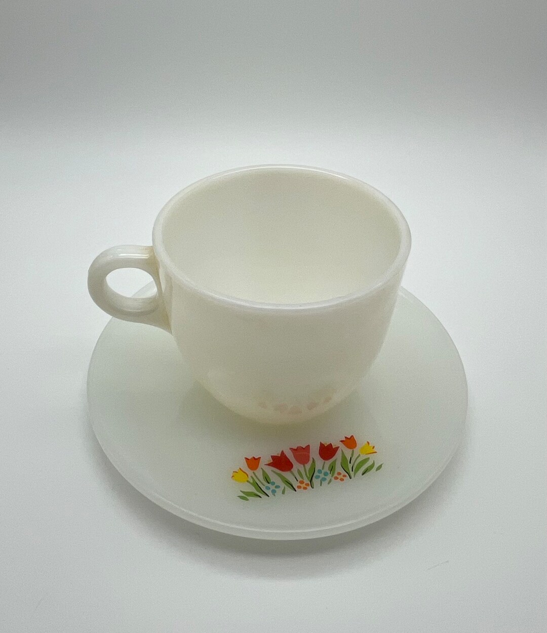 Fire King Ware Tea Cup & Tulip Tea Plate - Etsy
