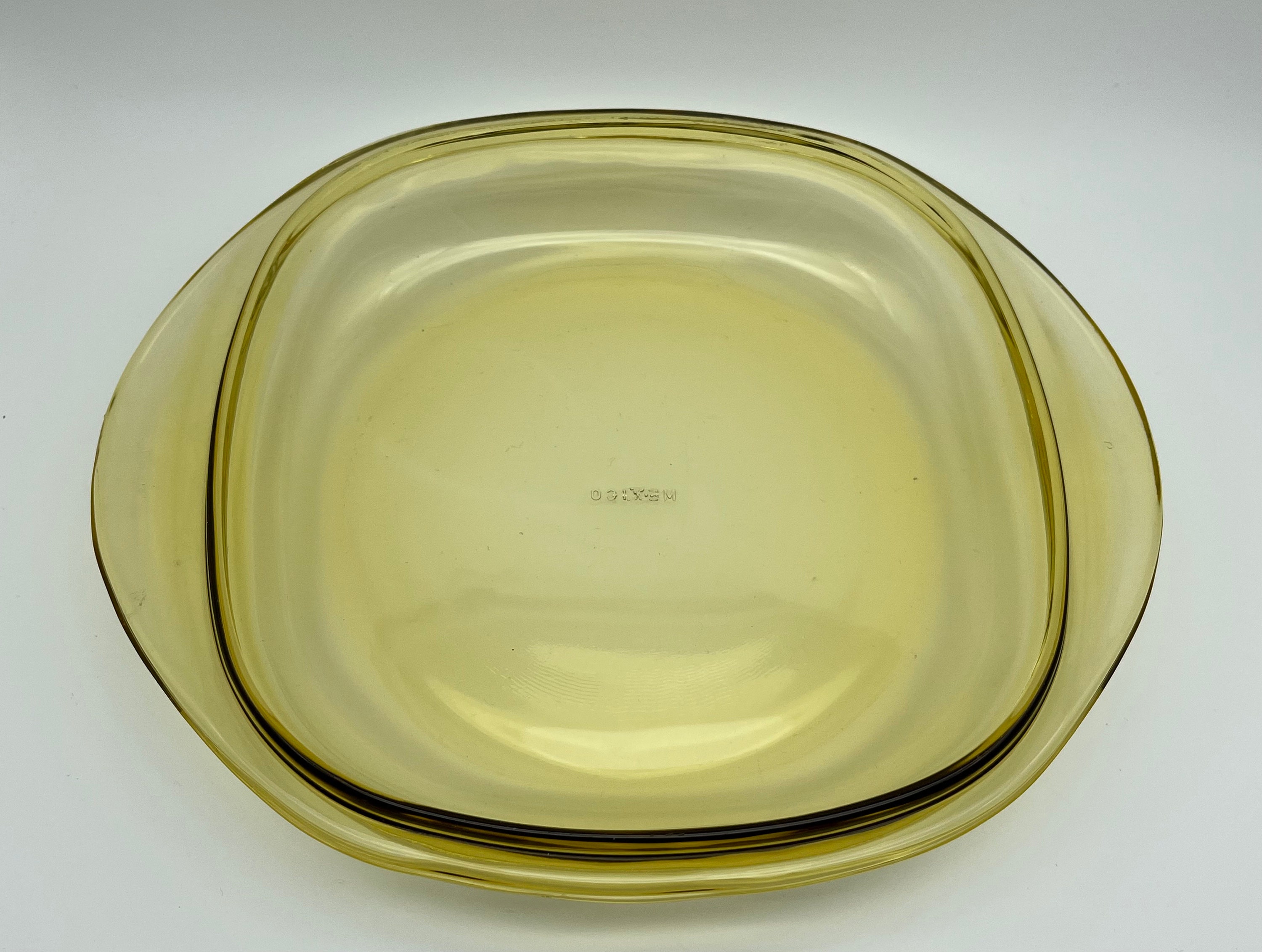 Mexican Amber Glass Cookware Set - Etsy