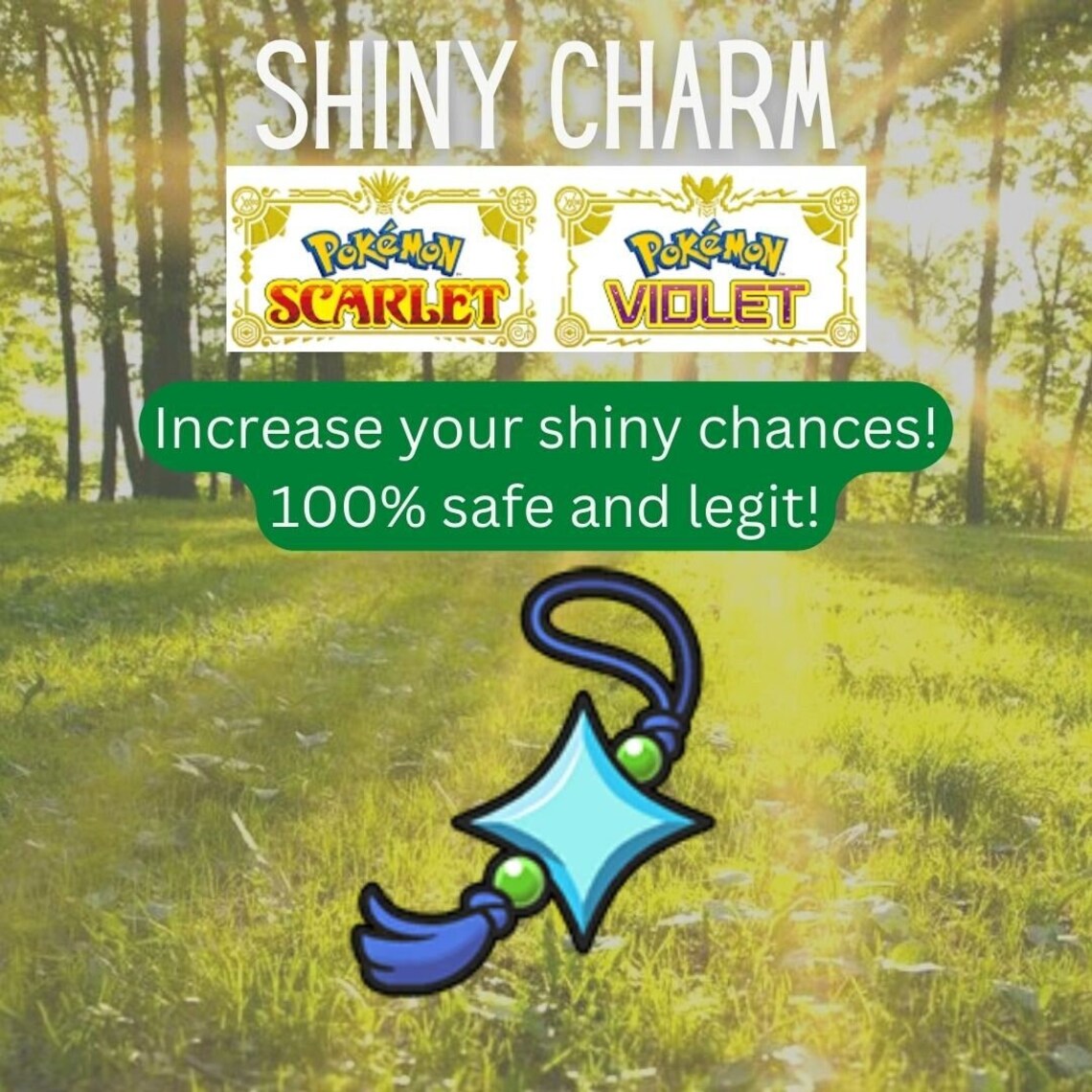 Shiny Charm Pokemon Scarlet & Violet - Etsy