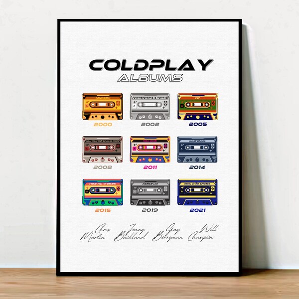 Coldplay - Etsy