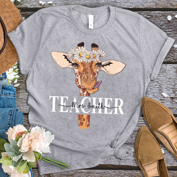 Giraffe T Shirt - Etsy