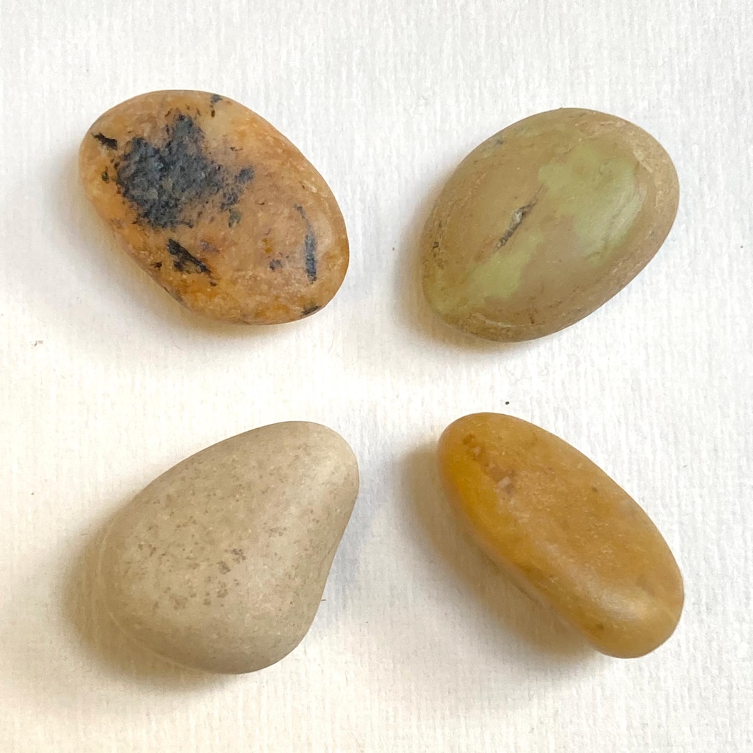 Stone Magnets, Set of 4 Lake Superior Beach Stone Magnets, Great Lakes ...