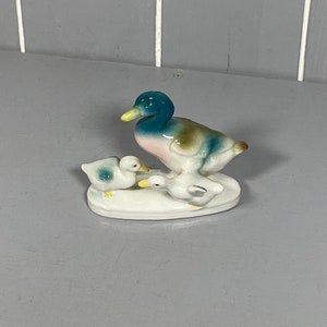 German, Silesian Porcelain Duck Family, Beautifully Painted. - Etsy