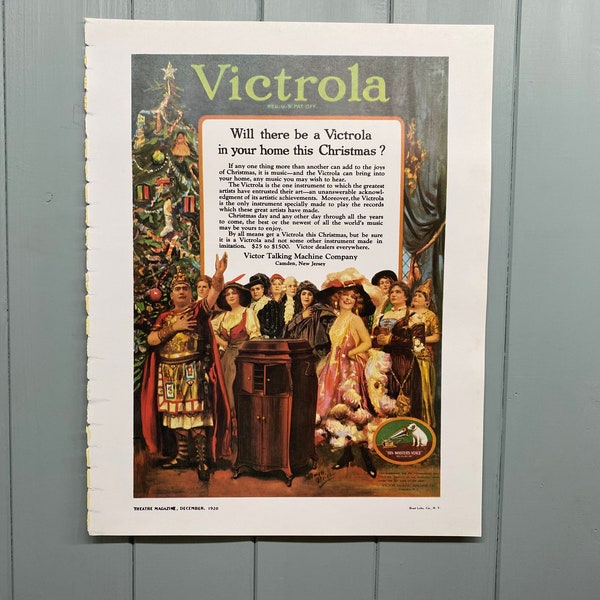 Victor Talking Machine - Etsy