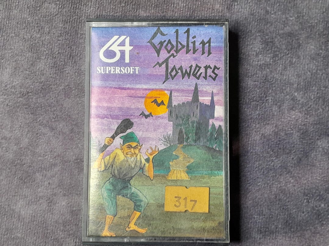 Commodore 64 Game Goblin Towers by Supersoft, Retro Gaming, 1980's ...