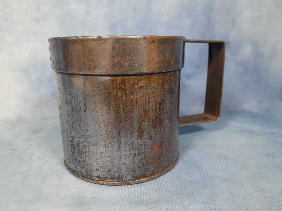 Old Metal Tankard, Rustic Metal Multipurpose Food / Drink Tankard ...
