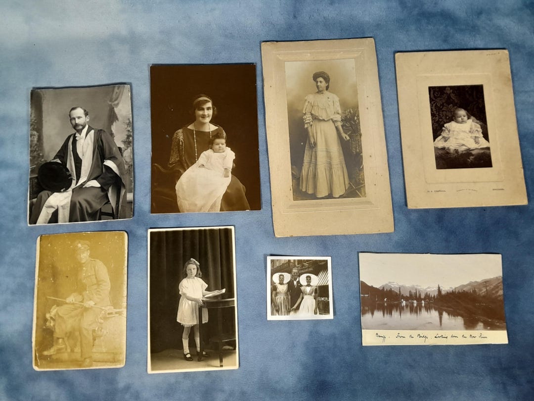 8 Assorted Photographs 1800's - 1920's Sepia, Genuine Antique Photos - Etsy