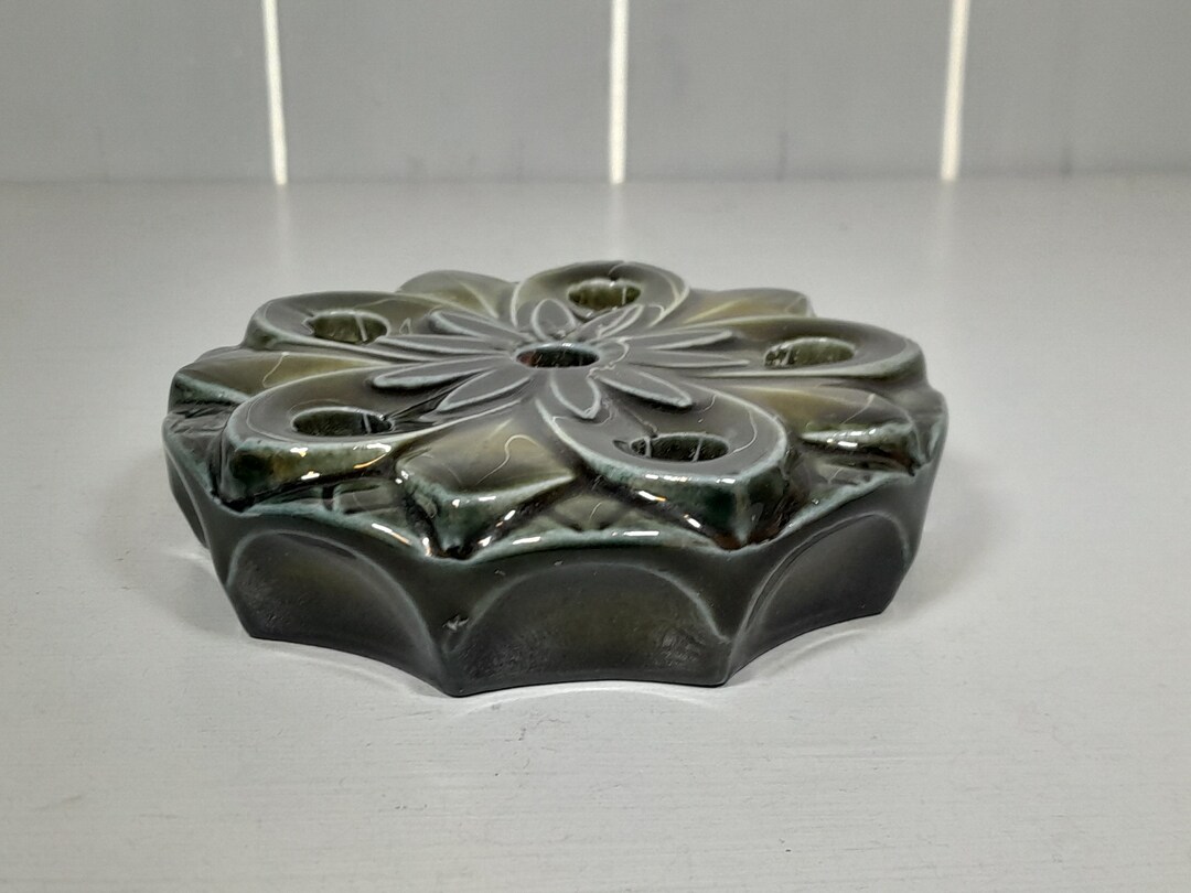 Water Lily Candle Holder, Wade Flower Frog England 10.5cm - Etsy