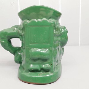 Vintage Solid Green Toby Jug Tankard 14.5cm - Etsy