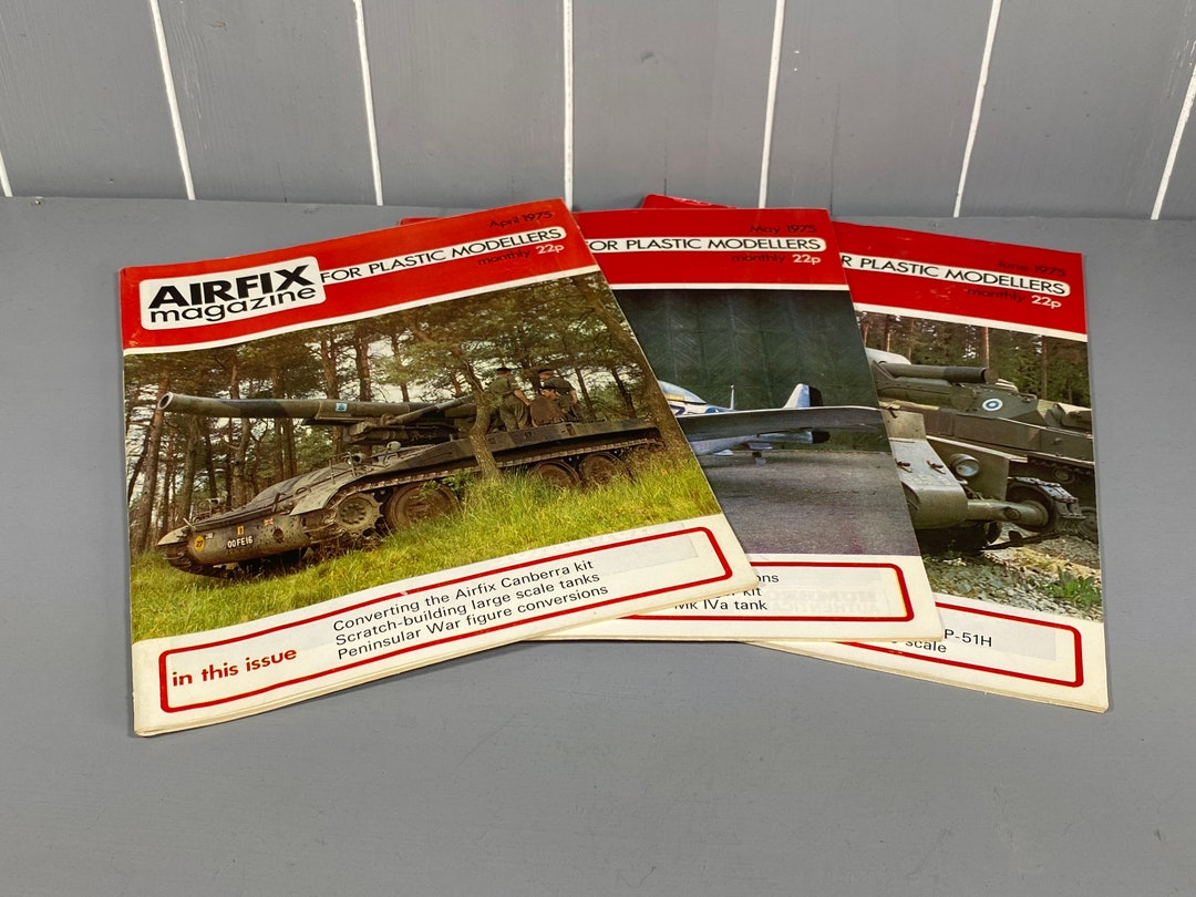 Airfix Magazines, for Plastic Modellers April May June 1975 - Etsy