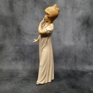 Nao by Lladro, Young Girl Yawning Spanish Porcelain Figurine, 29cm Tall ...