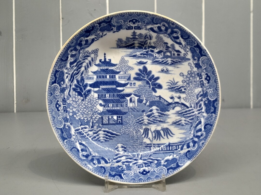 Spode Willow, Antique Spode Bowl Blue and White - Etsy UK