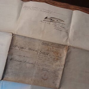 Victorian Indenture, Antique Beautifully Hand Written Contract on ...