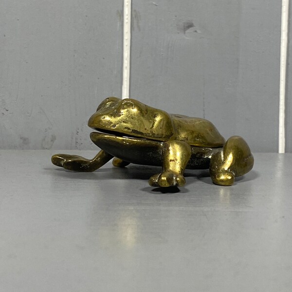 Brass Frog - Etsy