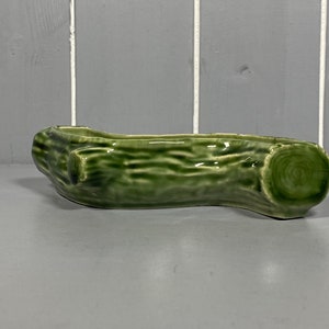 Green Log Ceramic Dish Wade Posey Vase England 16.4cm - Etsy Australia