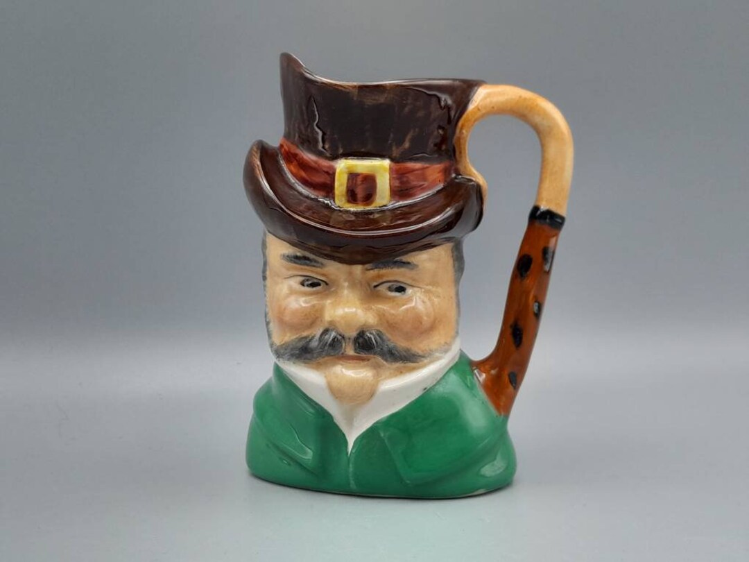 Vintage Character Jug, Cabby - Hand Painted, 12.2cm Tall - Etsy